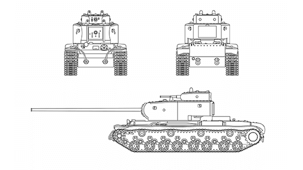KV-4 Blueprint Download Free Blueprint For 3D Modeling, 50% OFF
