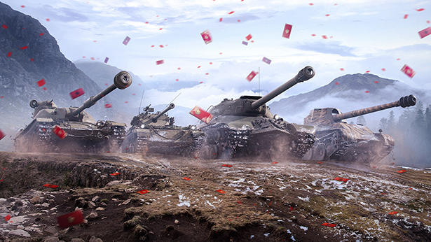 [전차 판매] 8단계 전차 군단: ASTRON Rex 105 mm, IS-3A, Rheinmetall Skorpion ...